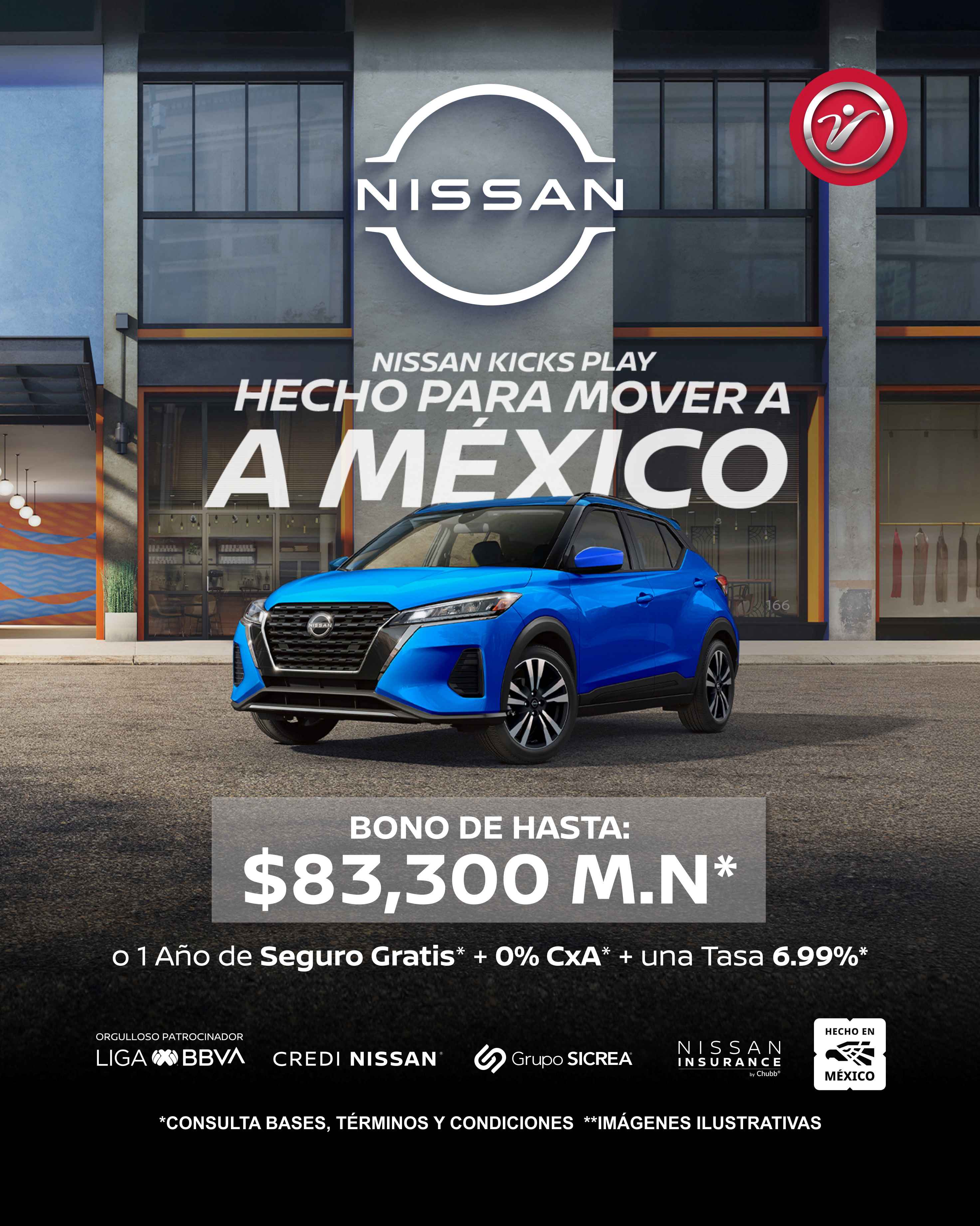 Nissan Vegusa. Promociones Destacadas de autos Nissan.
