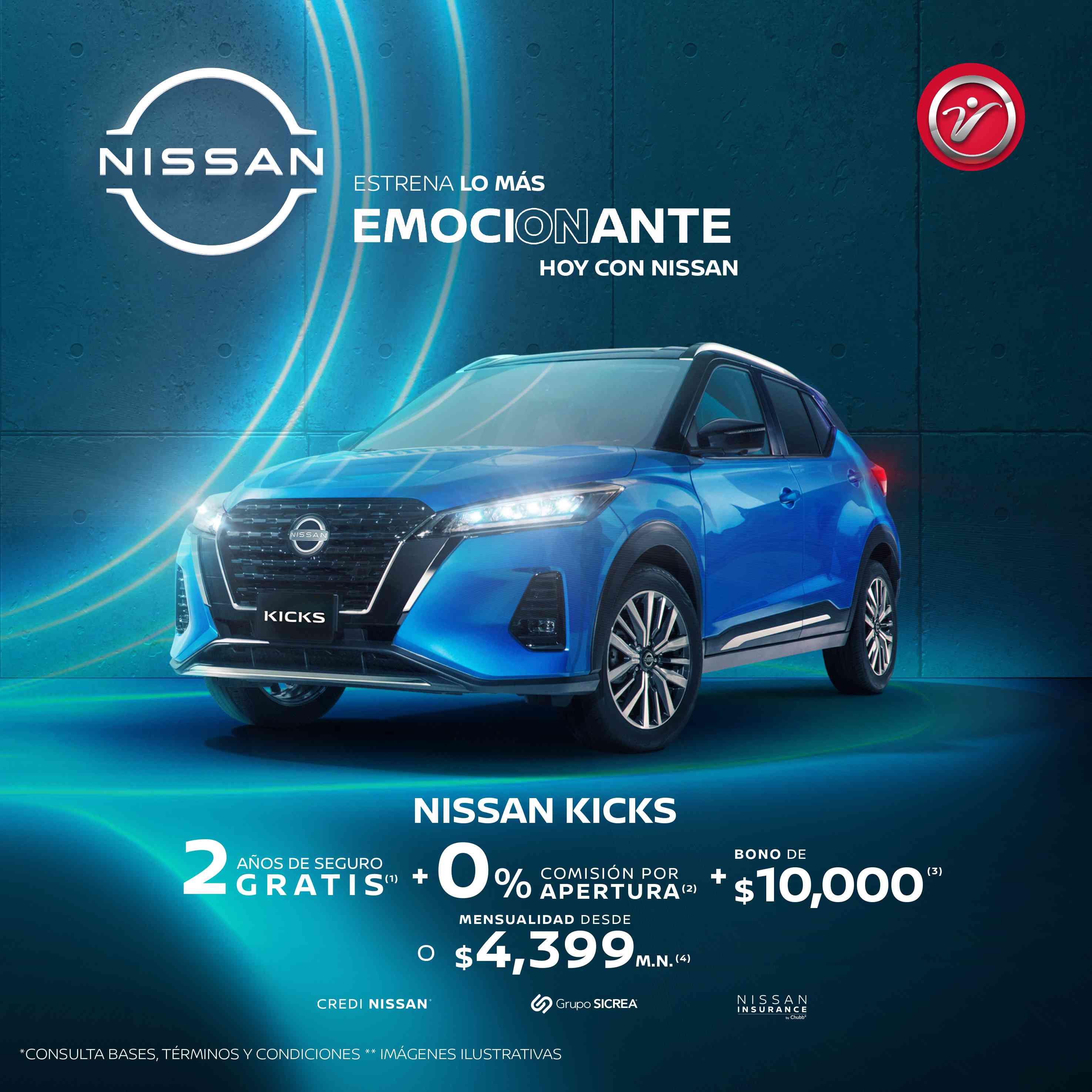 Nissan Vegusa. Promociones Destacadas de autos Nissan.